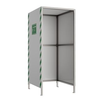Cubicle with Roof for Emergency Safety Showers SC-ROOF Hughes
